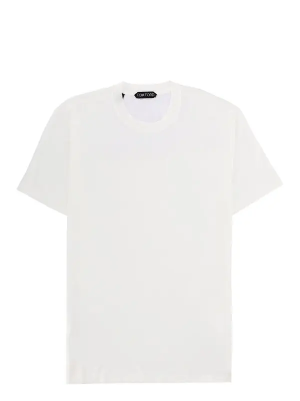 TOM FORD Lyocell And Cotton T-shirt - White