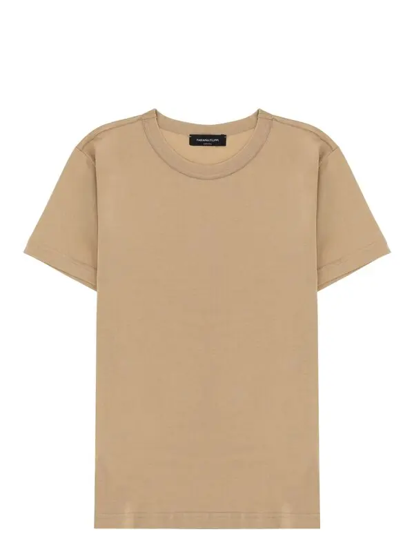 Fabiana Filippi Cotton T-shirt - Beige