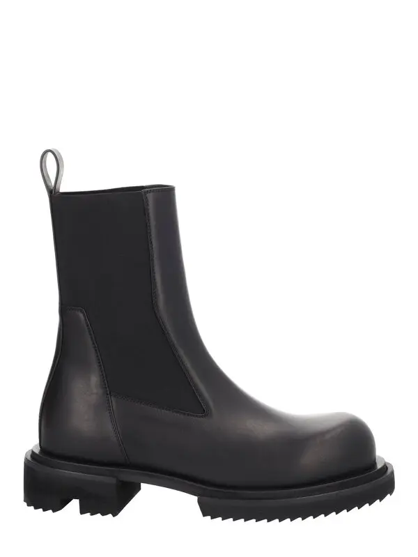 Rick Owens Beatle Gabe Ankle Boots - Black