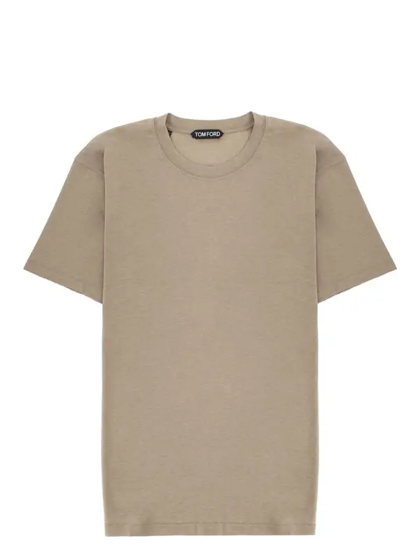 TOM FORD Lyocell And Cotton T-shirt - Green
