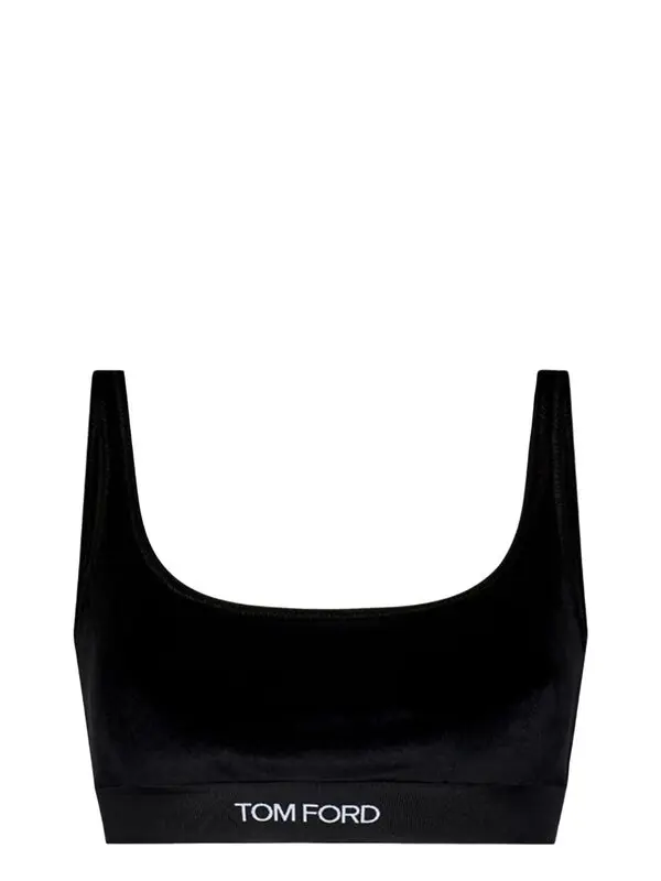 TOM FORD Tops With Logo - Black