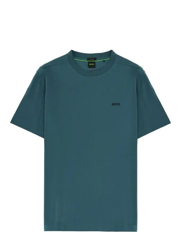 BOSS T-shirt With Logo - Green