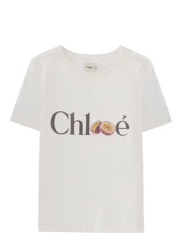 Chloé Logo T-shirt - White