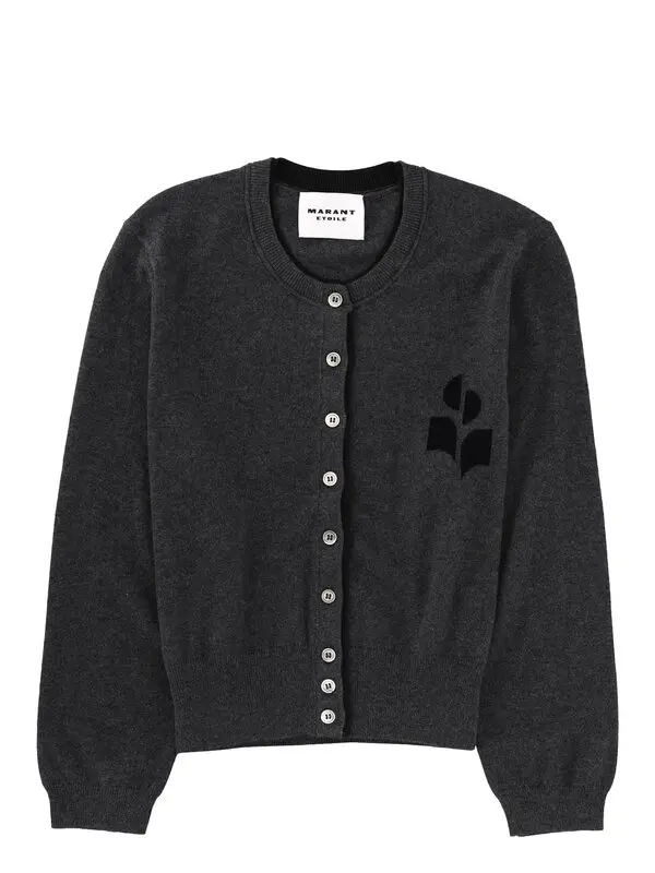 MARANT ETOILE Lona Cardigan - Charcoal