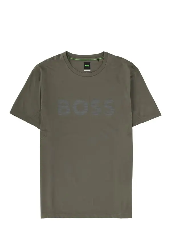 BOSS T-shirt With Logo - Green
