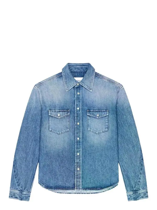 Givenchy Pocket Denim Shirt - Blue