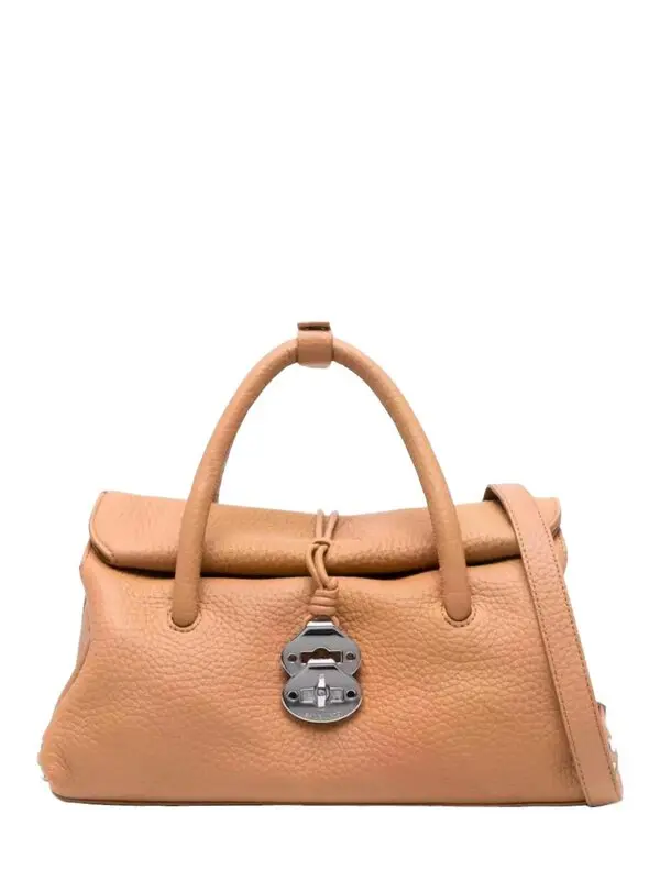 ZANELLATO Studded Top-handle Tote Bag - Neutrals