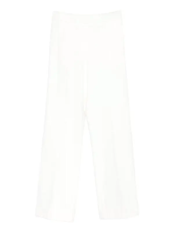 LE TRICOT PERUGIA Straight-leg Trousers - White