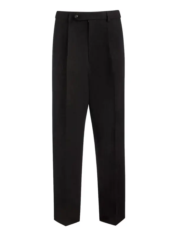 Bally High-waisted Pleated Trousers - Black