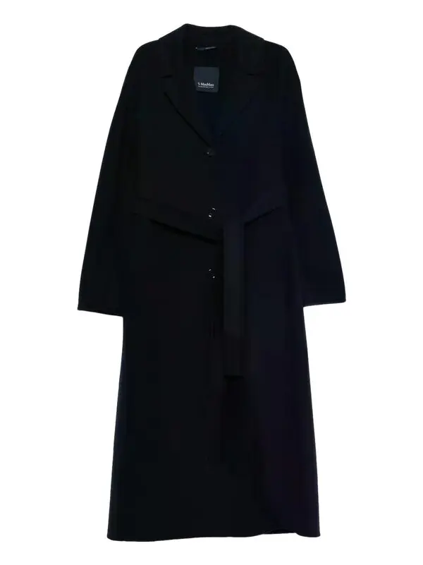 Max Mara Belted Coat - Blue
