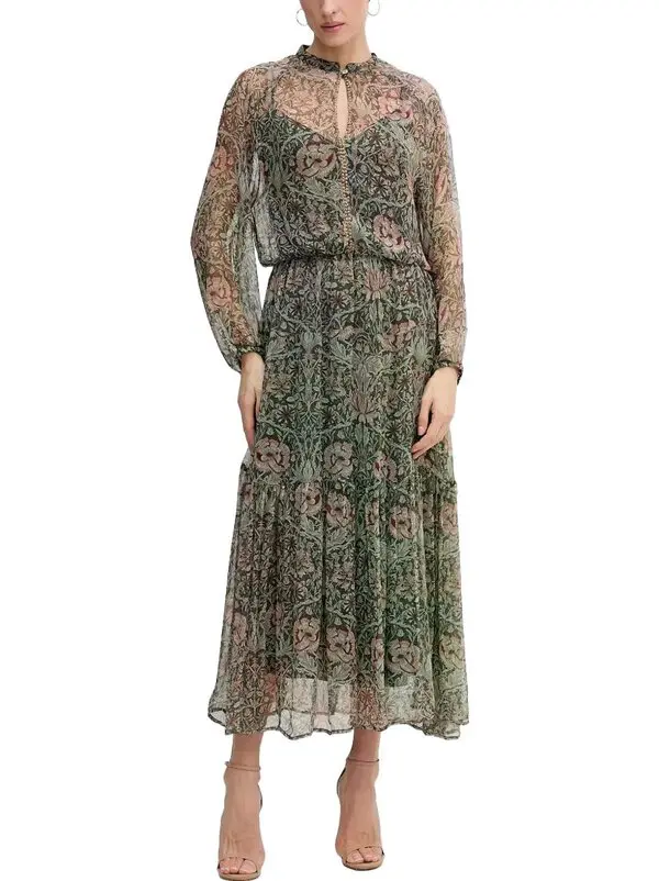 HOSS INTROPIA Floral-print Maxi Dress - Green