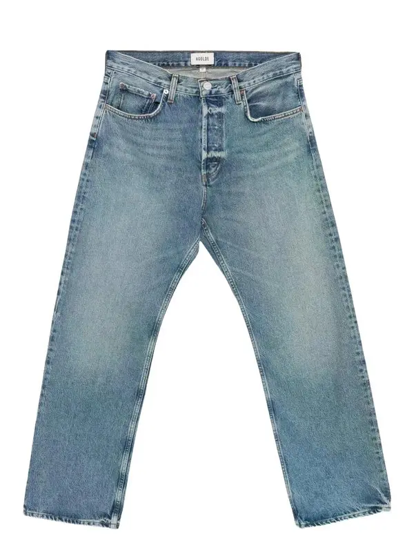 AGOLDE Magnus Button Jeans - Blue