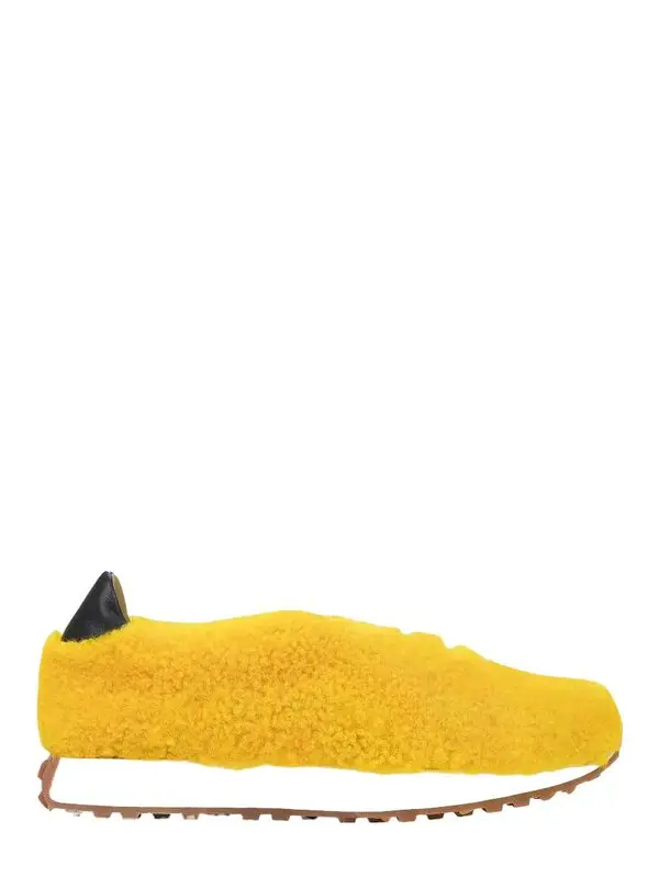 Rhude Sherpa Runner Hi-top Sneakers - Yellow