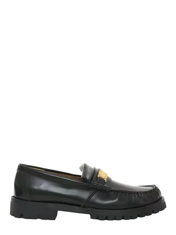 Rhude Lug Round Toe Loafers - Black