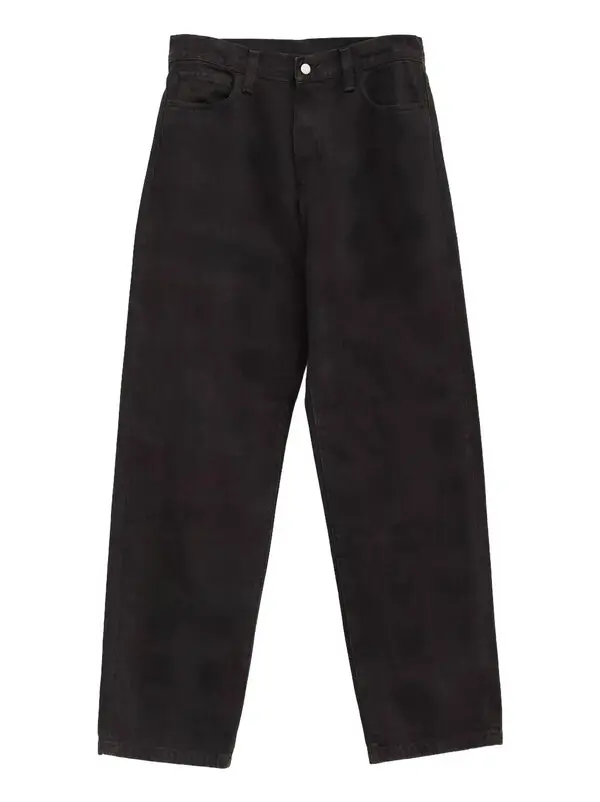 Carhartt Work In Progress Everson Check-patterned Jeans - Black
