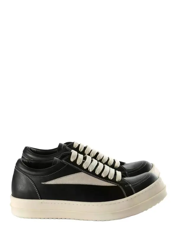 Rick Owens Panelled Low-top Sneakers - Black