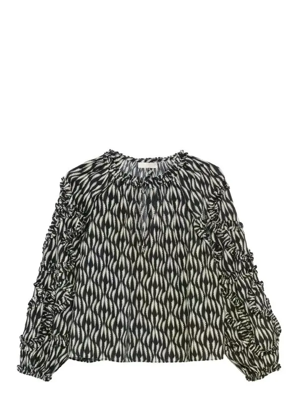 Ulla Johnson Azrou Blouse - Black