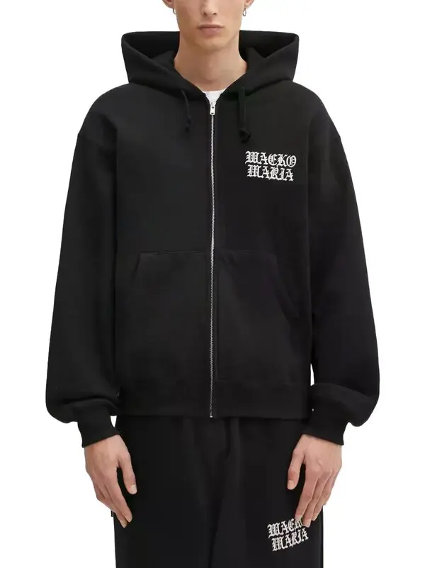 WACKO MARIA Zip-up Hoodie - Black