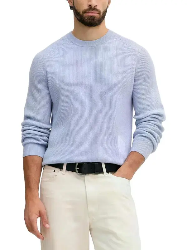 Liu Jo Ribbed Knit Sweater - Blue