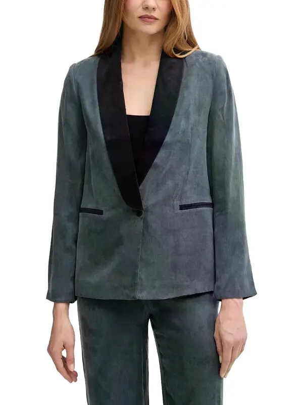HOSS INTROPIA Shawl Lapel Blazer - Blue