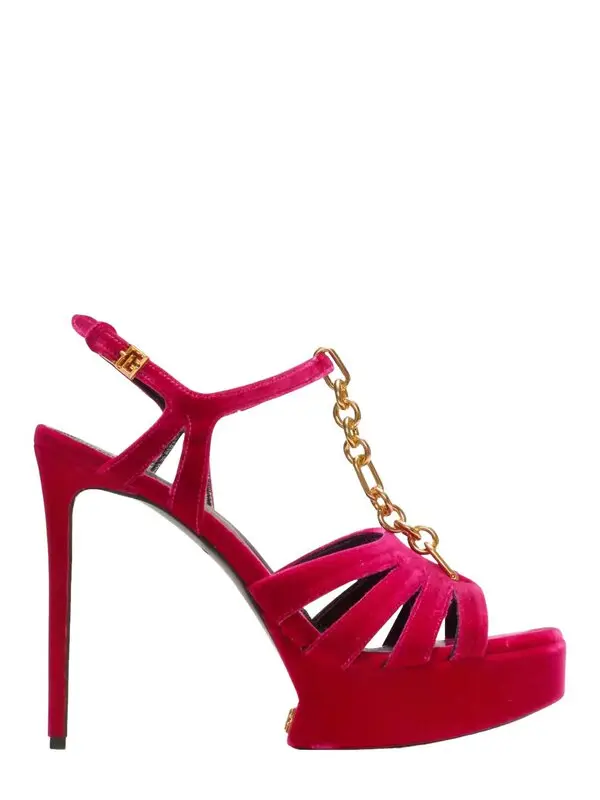Balmain 125mm Open-toe Platform Sandals - Pink