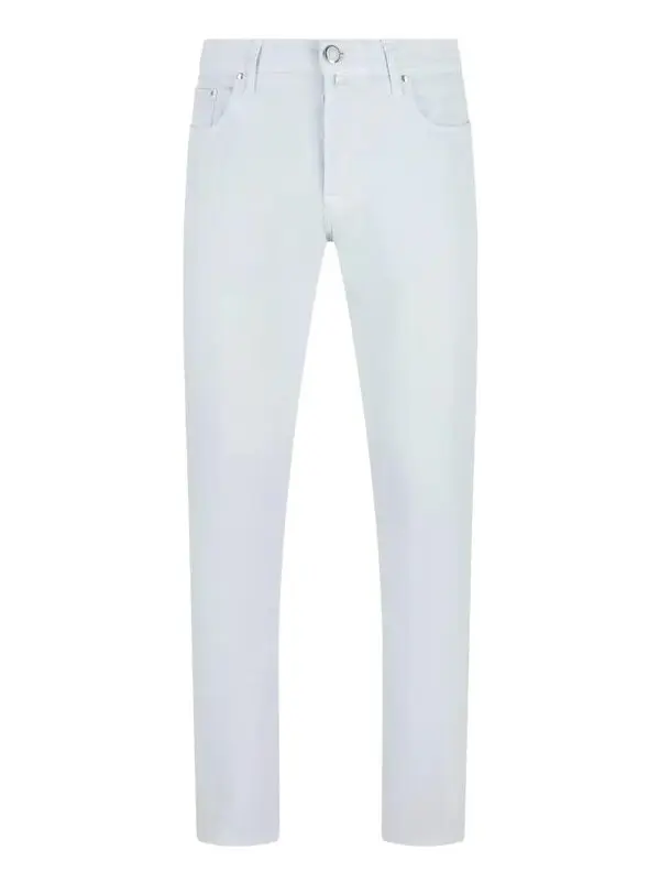 Jacob Cohen Buttoned Trousers - Blue