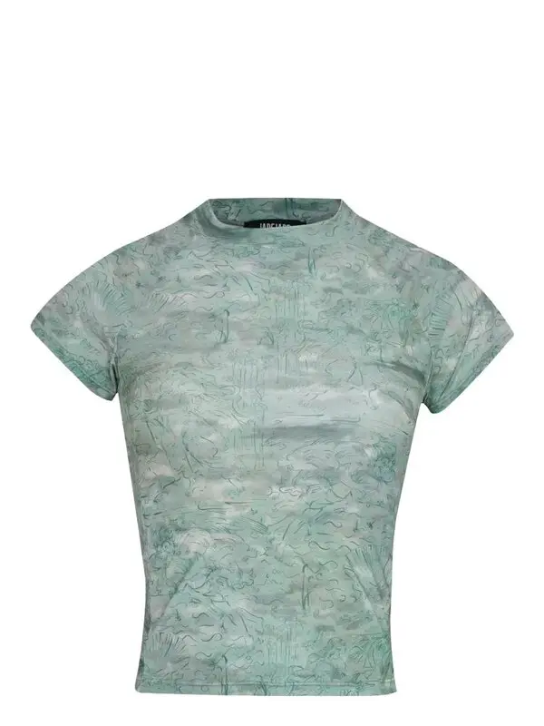 AMIR SLAMA Printed T-shirt - Green