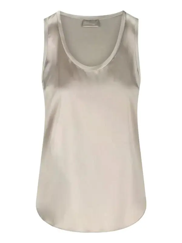 Brunello Cucinelli Sleeveless Tank Top - Neutrals