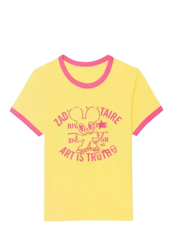 Zadig&Voltaire Graphic T-shirt - Yellow