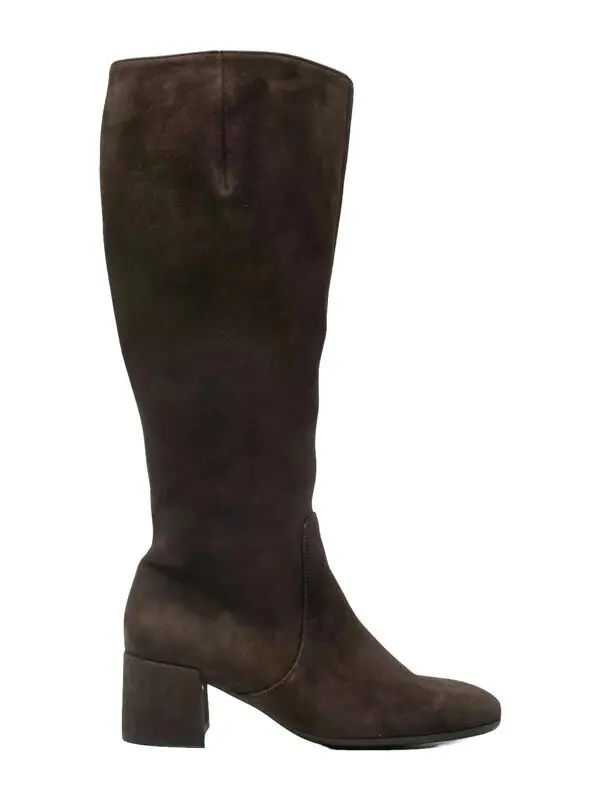 Gabor Suede Knee High Boots - Brown