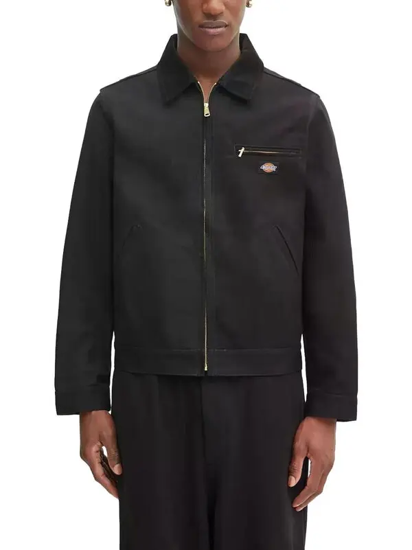 WACKO MARIA Corduroy-collar Panelled Jacket - Black