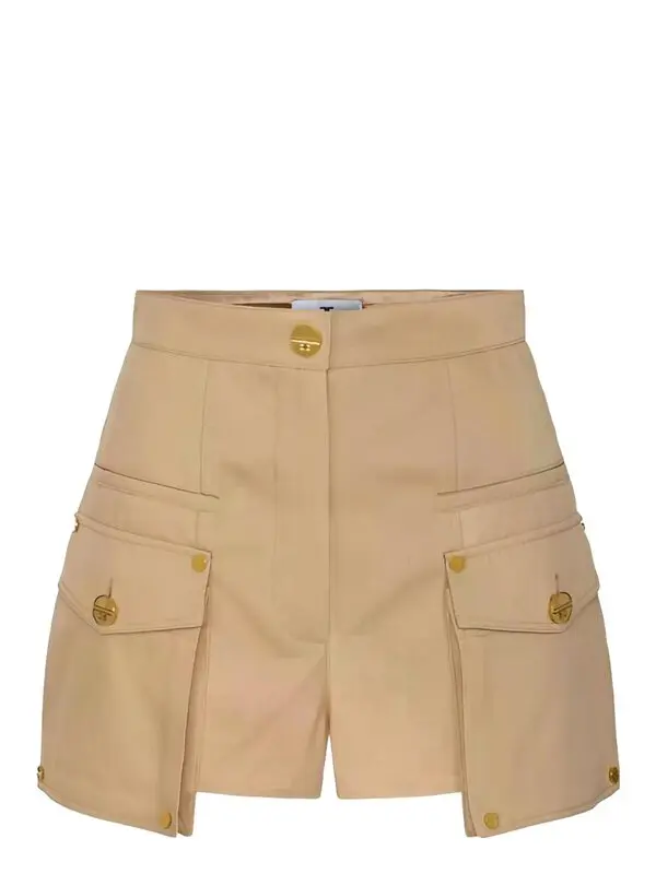 Elisabetta Franchi Cargo-pocket Shorts - Neutrals