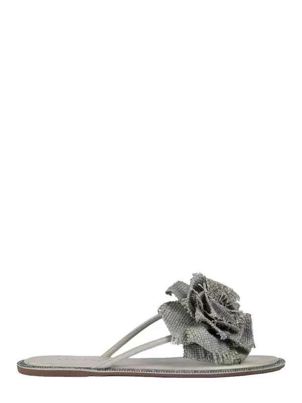 LE SILLA Floral-embellishment Sandals - Grey