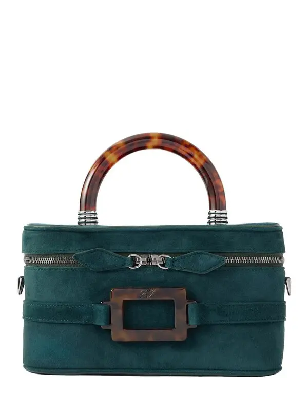 ROGER VIVIER Belle Vivier Vanity Mini Clutch - Green