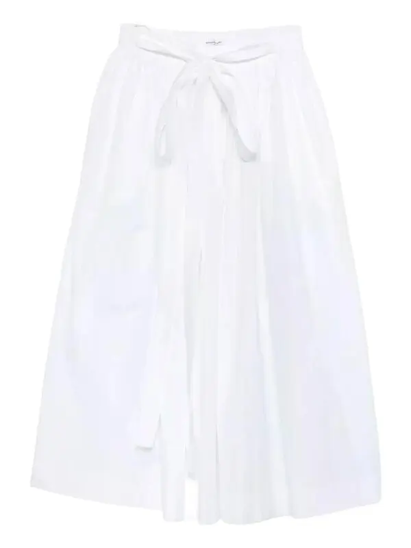 Ermanno Scervino Tie-waist Midi Skirt - White