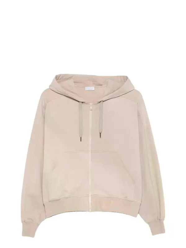 Brunello Cucinelli Zip-up Hoodie - Neutrals