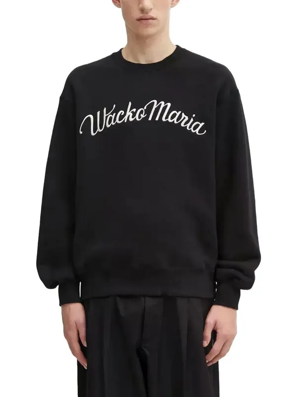 WACKO MARIA Logo-detail Sweatshirt - Black