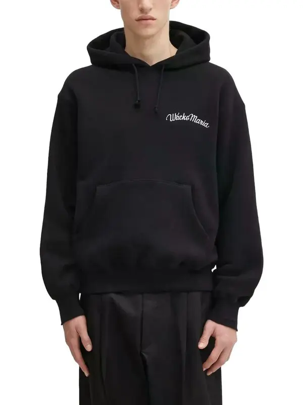 WACKO MARIA Drawstring Hoodie - Black