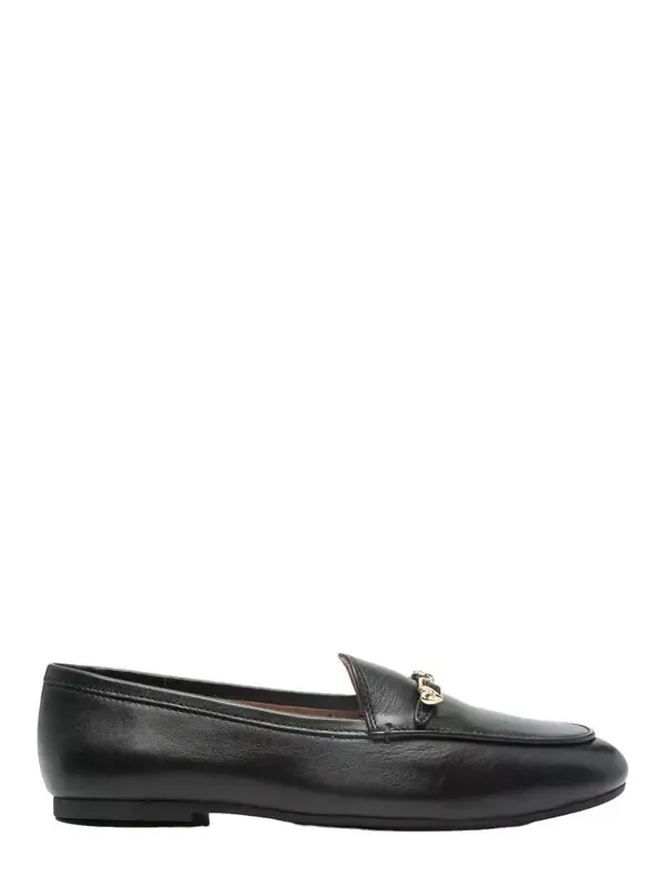 Moschino Buckle-detail Loafers - Black