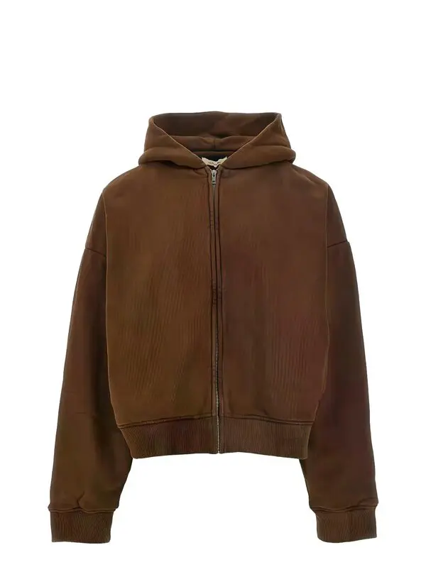 ENTIRE STUDIOS Zip-up Hoodie - Brown