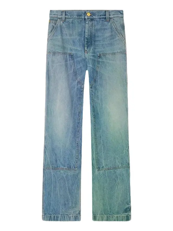Versace Carpenter Utility-pocket Jeans - Blue