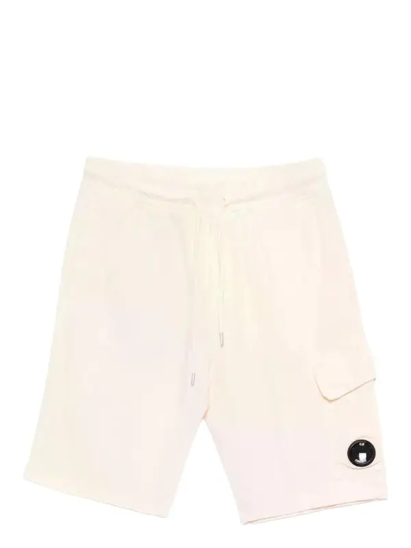 C.P. COMPANY Lens-detail Cargo Shorts - Neutrals
