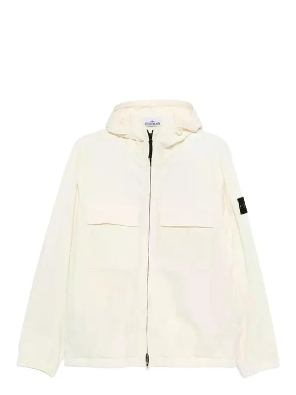 Stone Island Hooded Pocket Jacket - Neutrals