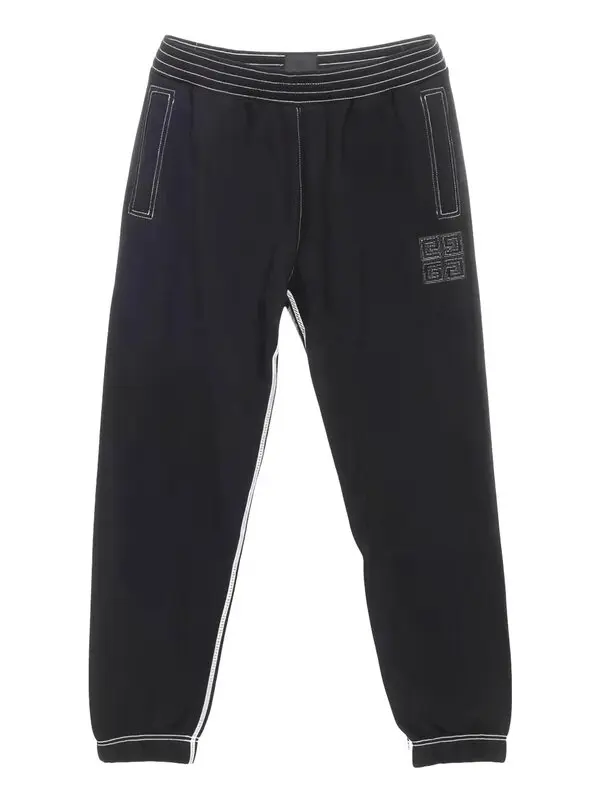 Givenchy 2020s 4g Logo-detail Track Pants - Black