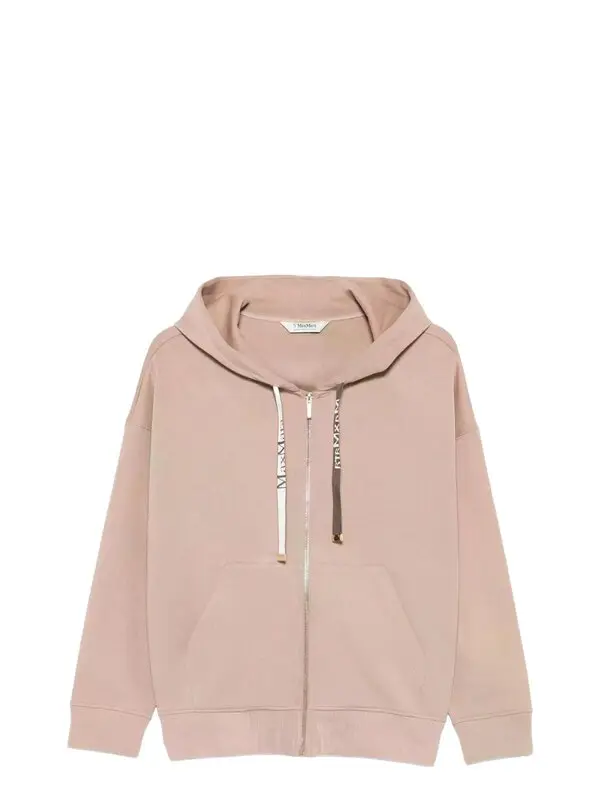 Max Mara Jour Zip Hoodie - Neutrals