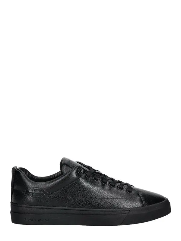 BALDININI Lace-up Leather Sneakers - Black