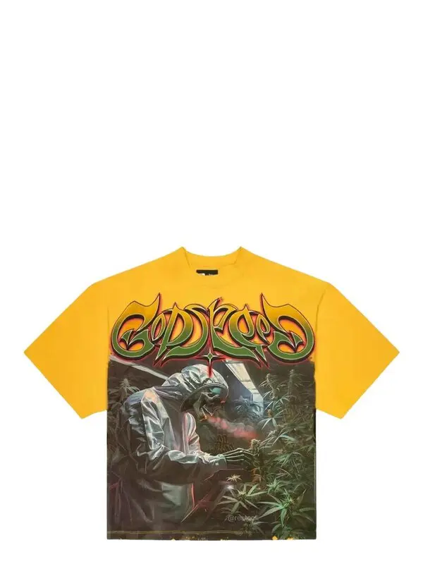 GODSPEED Indoor Gelato Graphic-print T-shirt - Yellow