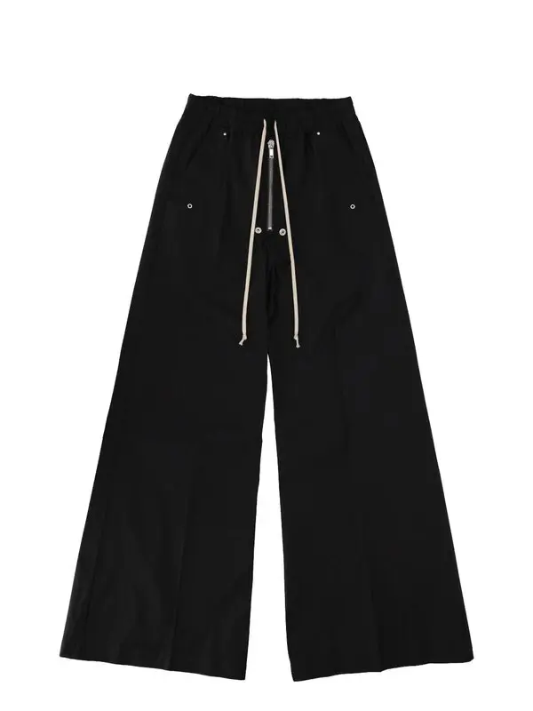 Rick Owens Wide Leg Bela Pants - Black