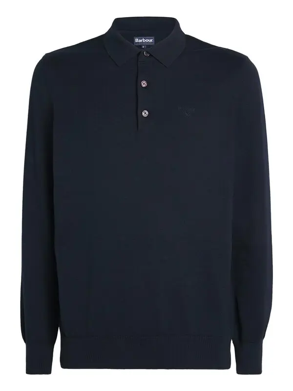 Barbour Pima Cotton Polo Shirt - Navy