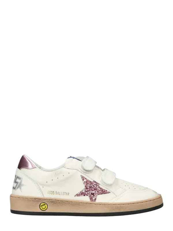 GOLDEN GOOSE Leather Ball Star Sneakers - Pink
